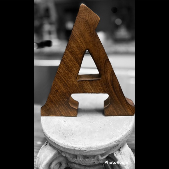 Accents | Farmhouse Decorative Wood Letter Astanding Wooden Block ...
